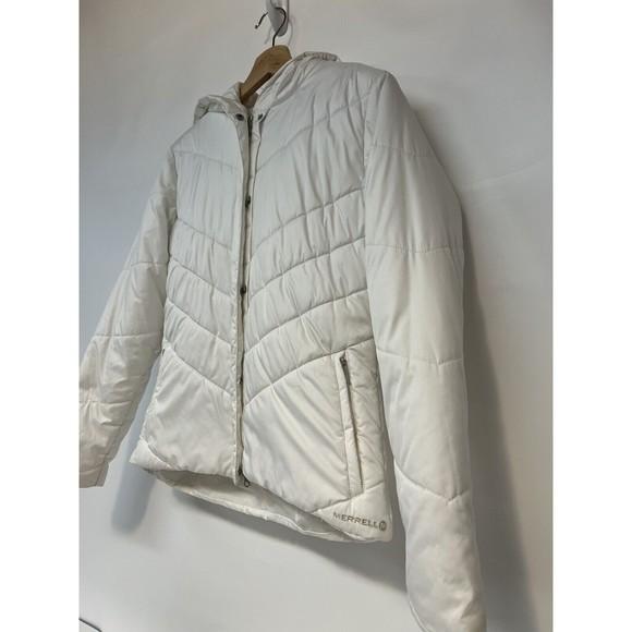 Merrell | Jackets & Coats | Merrell Womens White Light Weight Puffer ...